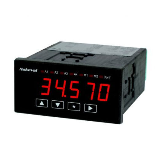 Process panel meter - 2071 series - Nokeval - temperature / digital / LED
