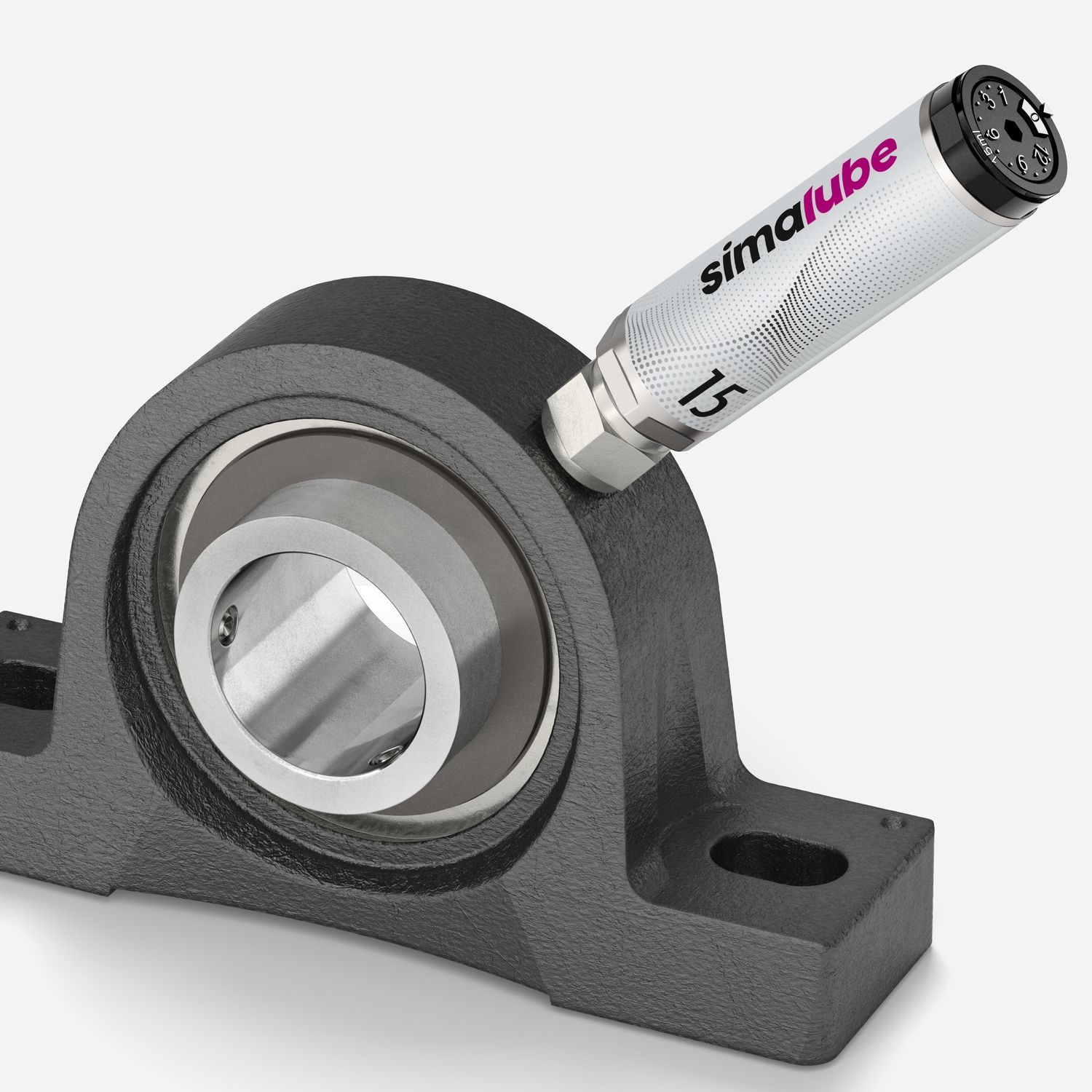 Single-point lubricator - simalube - simatec AG - manual / automatic