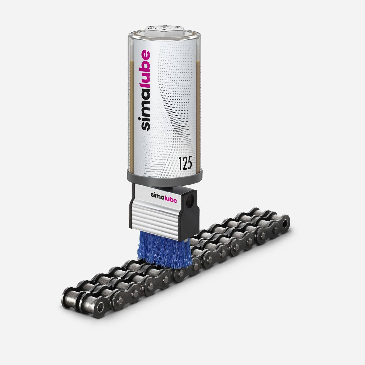 Automatic lubricator - simalube - simatec AG - single-point / chain