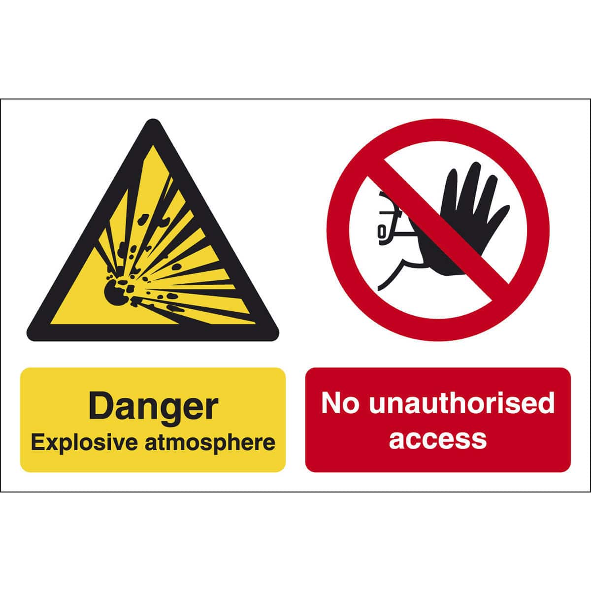 Prohibition safety sign - 802868 - BRADY Identification Solutions