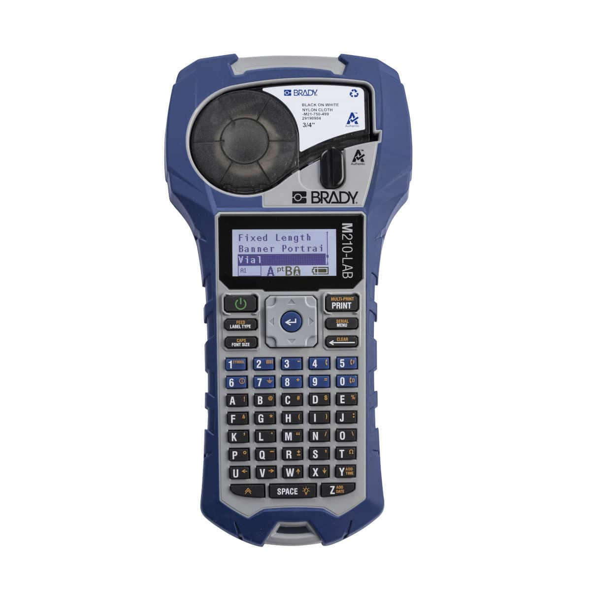 Portable label printer - M210-LAB - Brady EMEA - thermal transfer ...