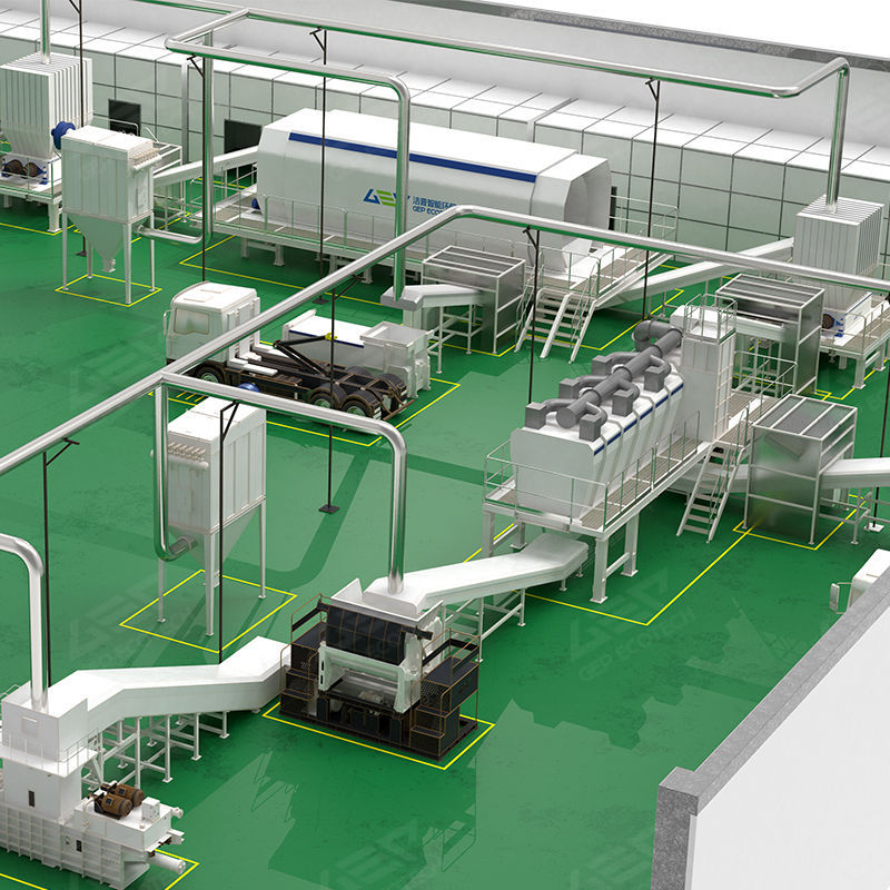 PE recycling line - GEP ECOTECH CO., LTD. - metal / PET / for HDPE