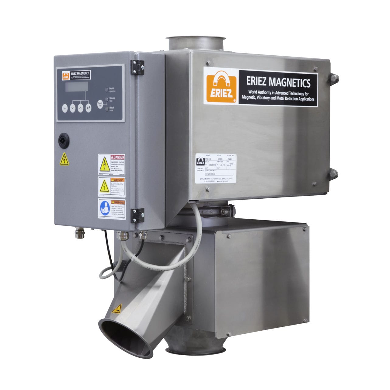 Metal separator - FF - ERIEZ - magnetic / for free-fall applications