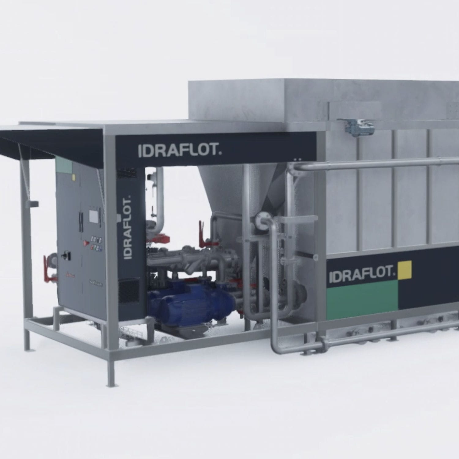 Compact dissolved air flotation plant - SPF series - IDRAFLOT