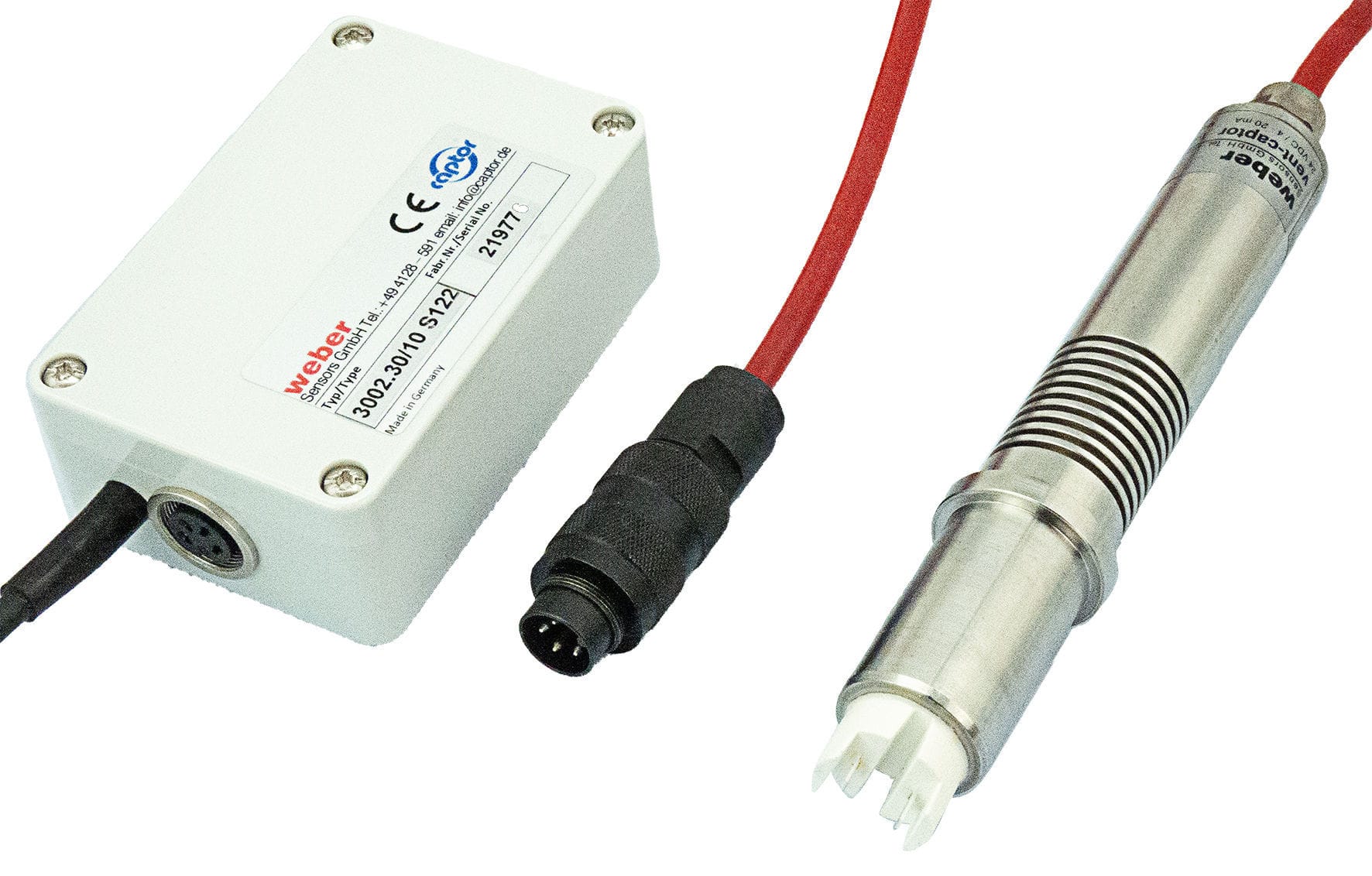 Calorimetric flow sensor - vent-captor 3205 S122 + 3002.30 S122 - weber ...