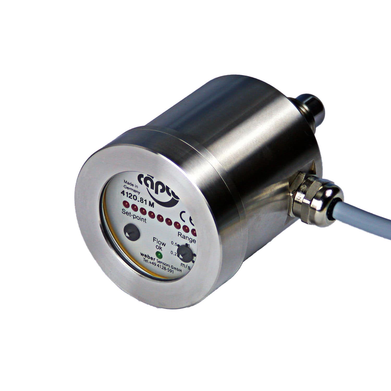 Thermal flow switch - 4120.8xM - weber Sensors GmbH - for water ...