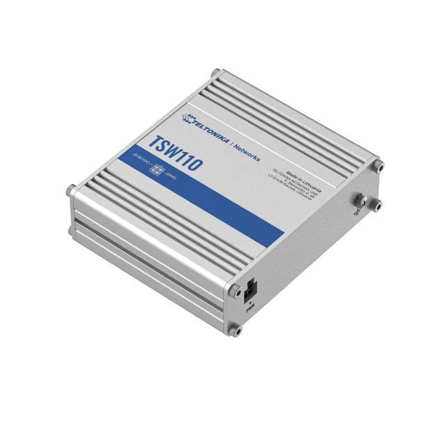 Unmanaged ethernet switch - TSW110 - TELTONIKA SAS - 5 ports / layer 2 ...