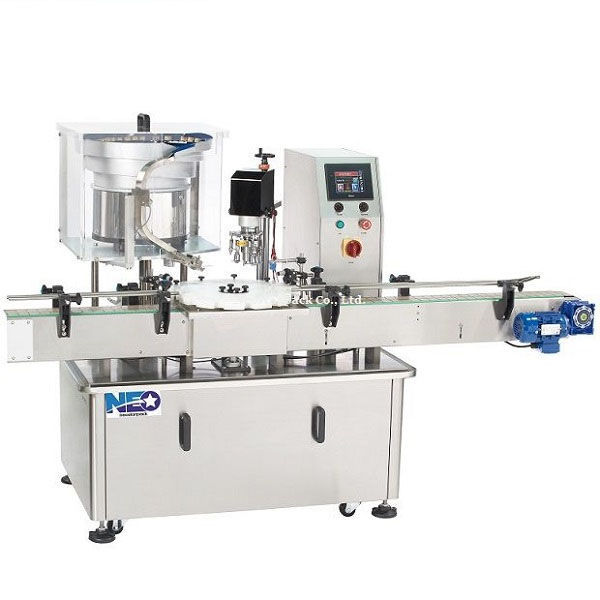 Linear screw-capping machine - CR4000 - NEOSTARPACK Co., Ltd. - automatic / for bottles / for ...