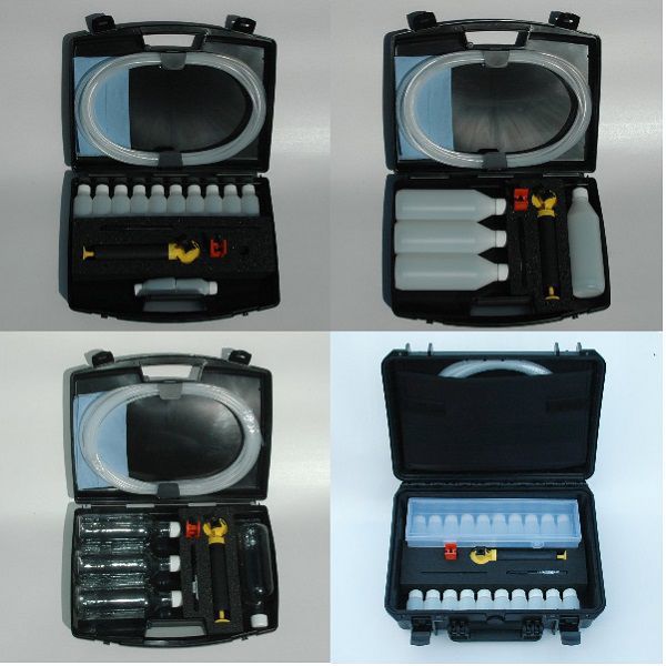 Sampler with vacuum pump - IDE-122250PE - NOVETAL - liquid / portable