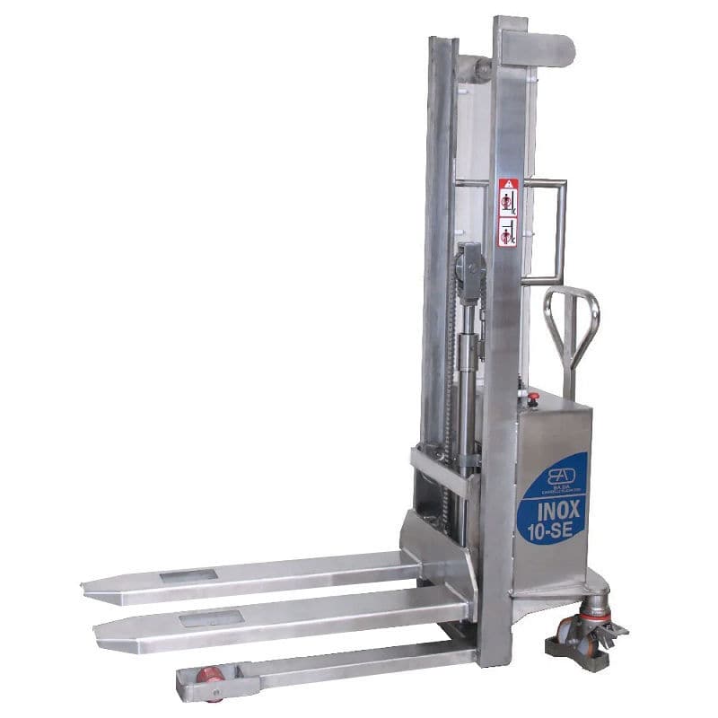 Electric stacker truck - TM10SE - NOVETAL - walk-behind / for materials ...