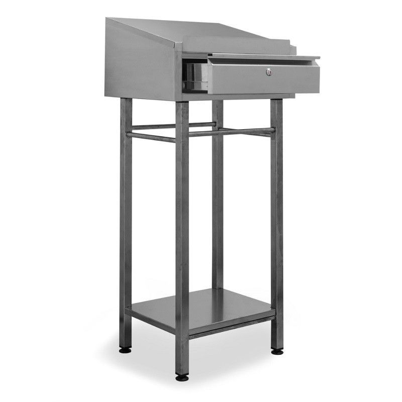 Industrial console - X-4107 Series - NOVETAL - stainless steel