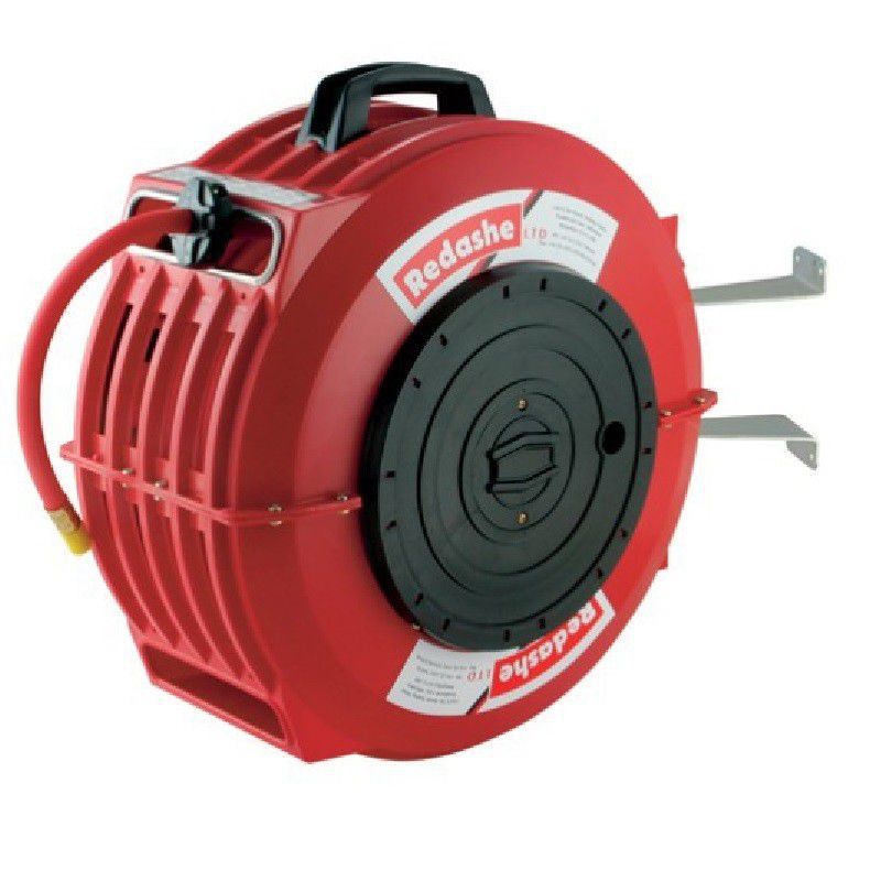 Hose reel - RED-AR415R - NOVETAL - retractable / for compressed air / fixed