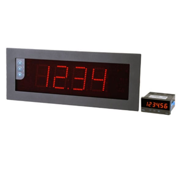 LED display - LDB Series - OMEGA - 4" / remote / temperature measurement