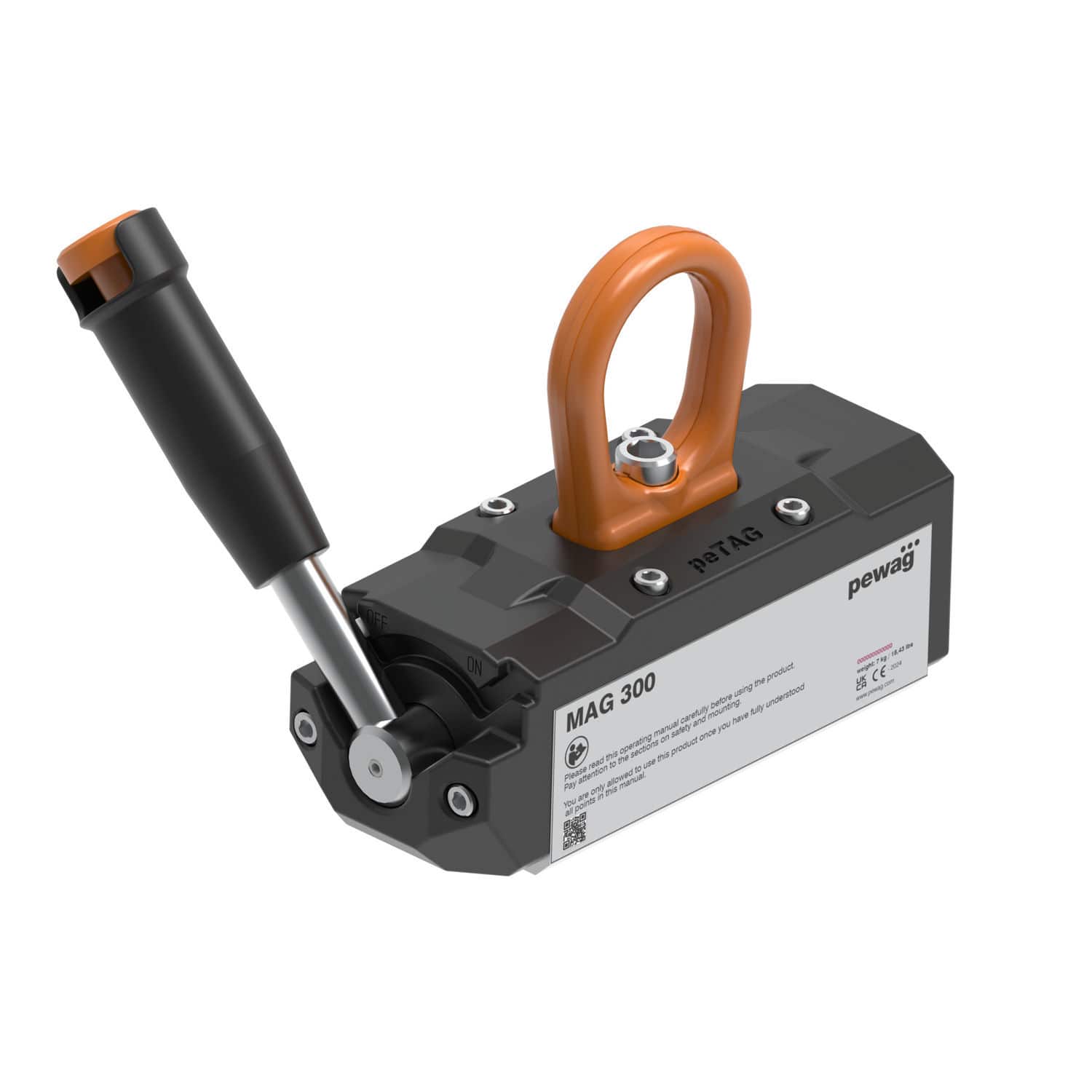 Manually switched permanent lifting magnet - MAG 300 - pewag ...