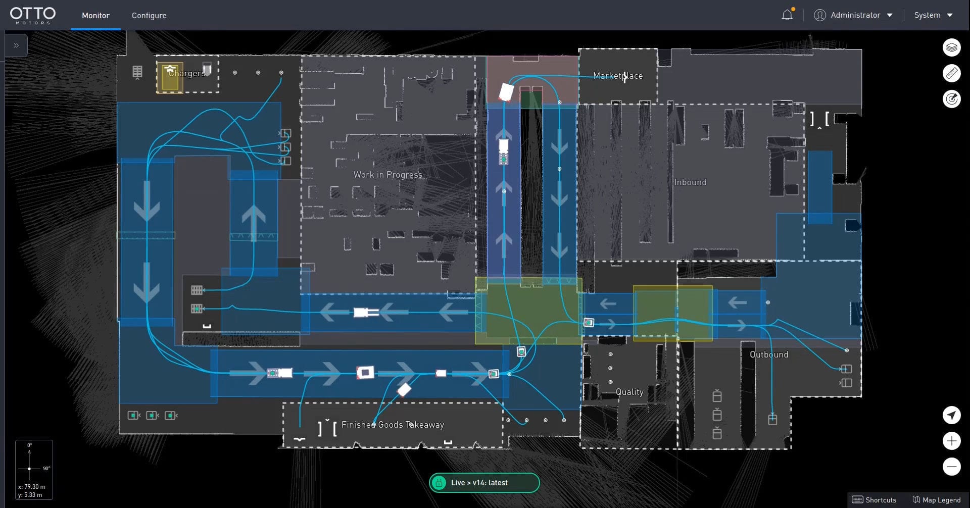 Management software - OTTO AUTONOMY - OTTO Motors - for AMR / real-time
