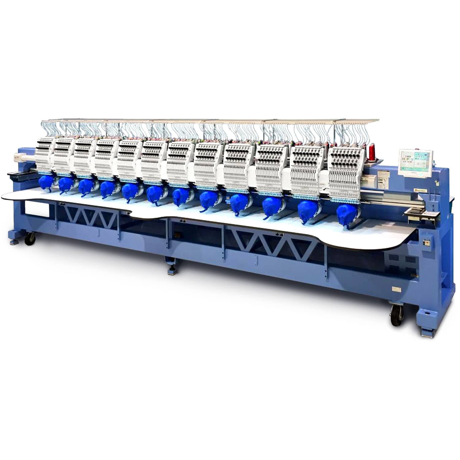 Multi-head embroidery machine - HCR3-1512 - Texmac - high-speed