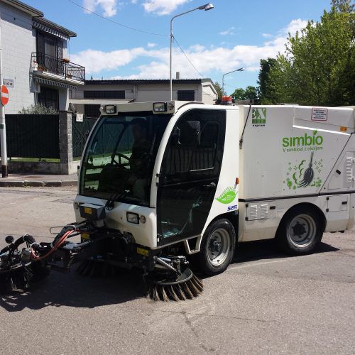 Diesel suction sweeper - NA2C1 - Sicas Euroclean Srl - outdoor / with ...