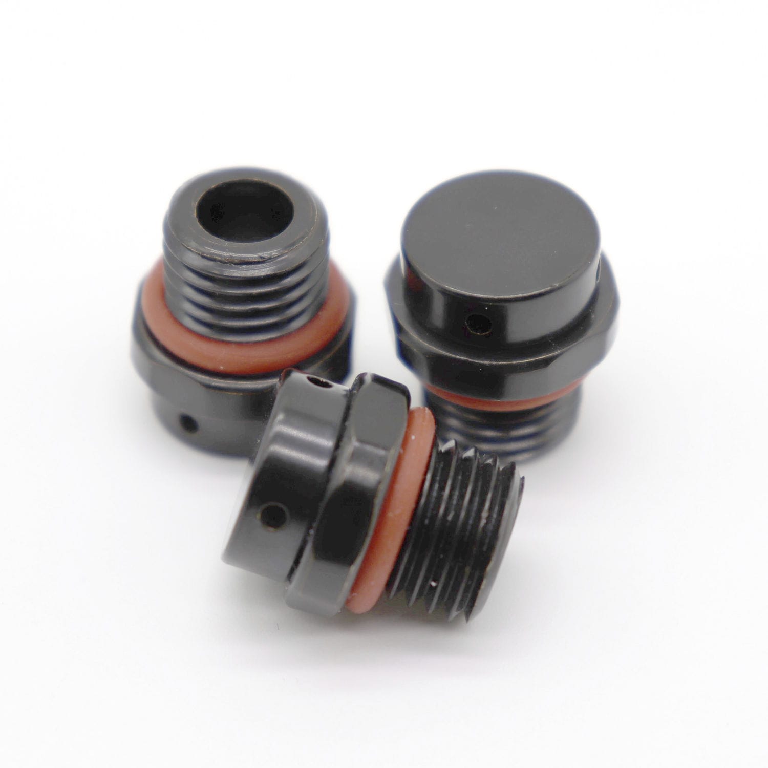 Round plug - M12*1.5 - Shenzhen Milvent Technology Co.,Ltd - metal / vent