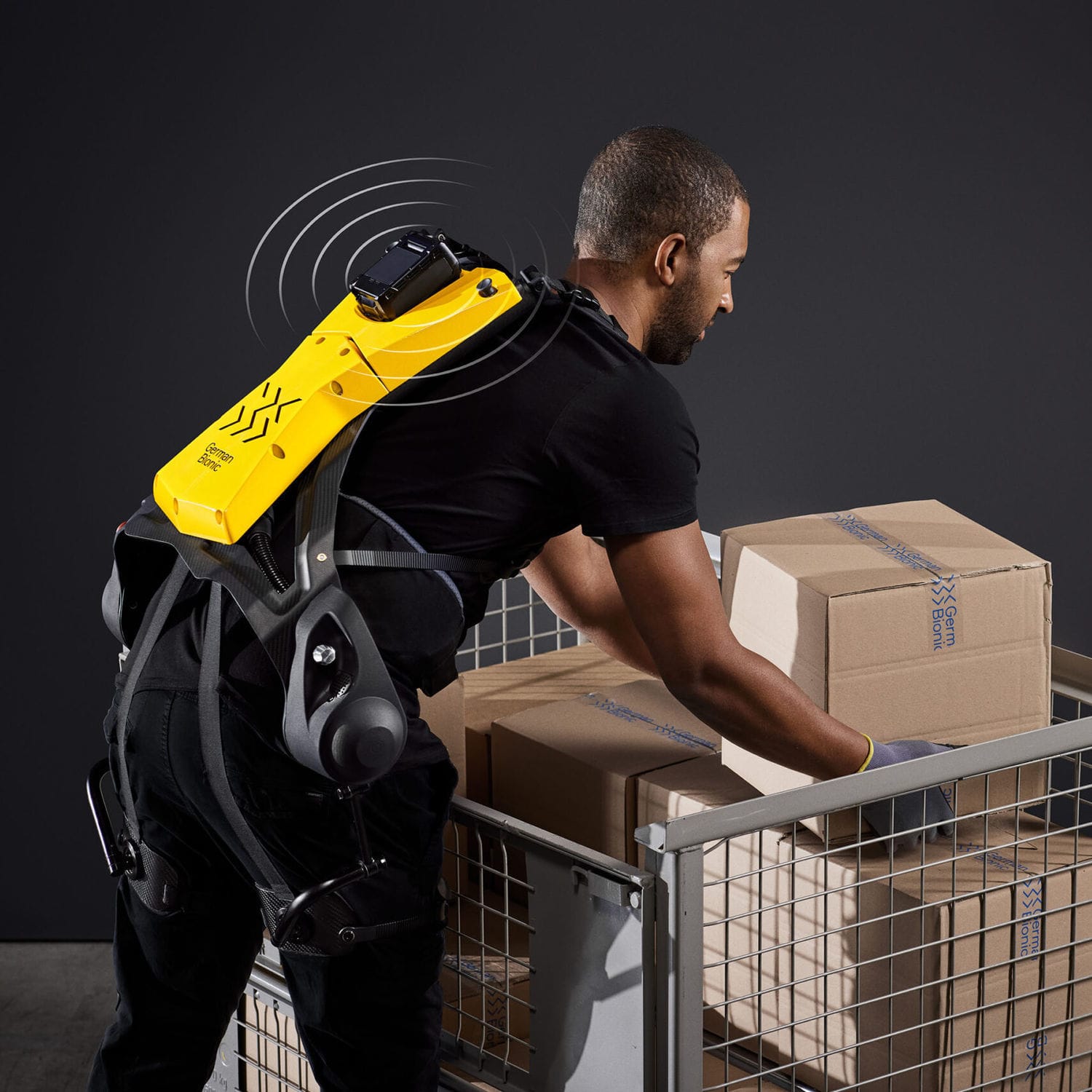 Mechanical exoskeleton - German Bionic Systems GmbH - lumbar support / work