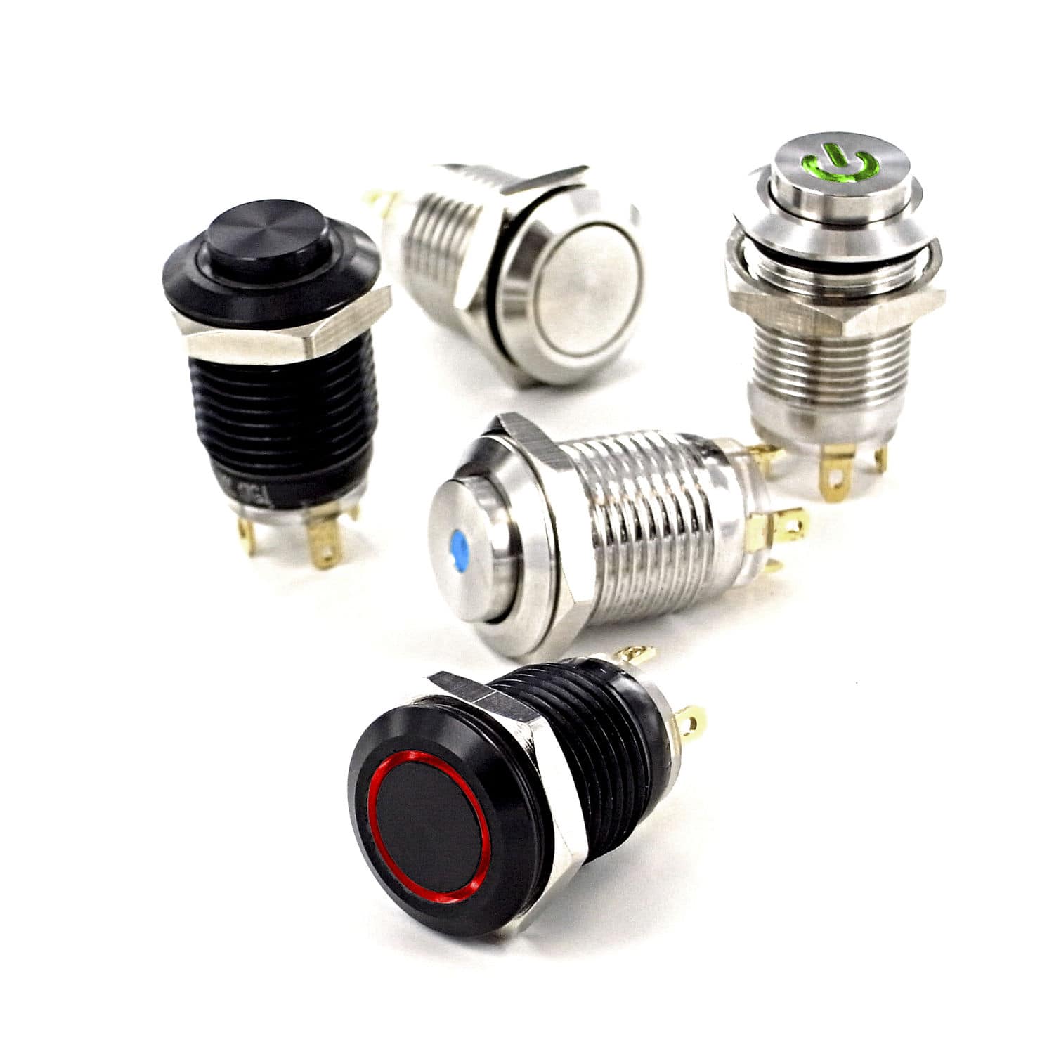 LED-illuminated push-button switch - SOAV112 series - TactHill by ...