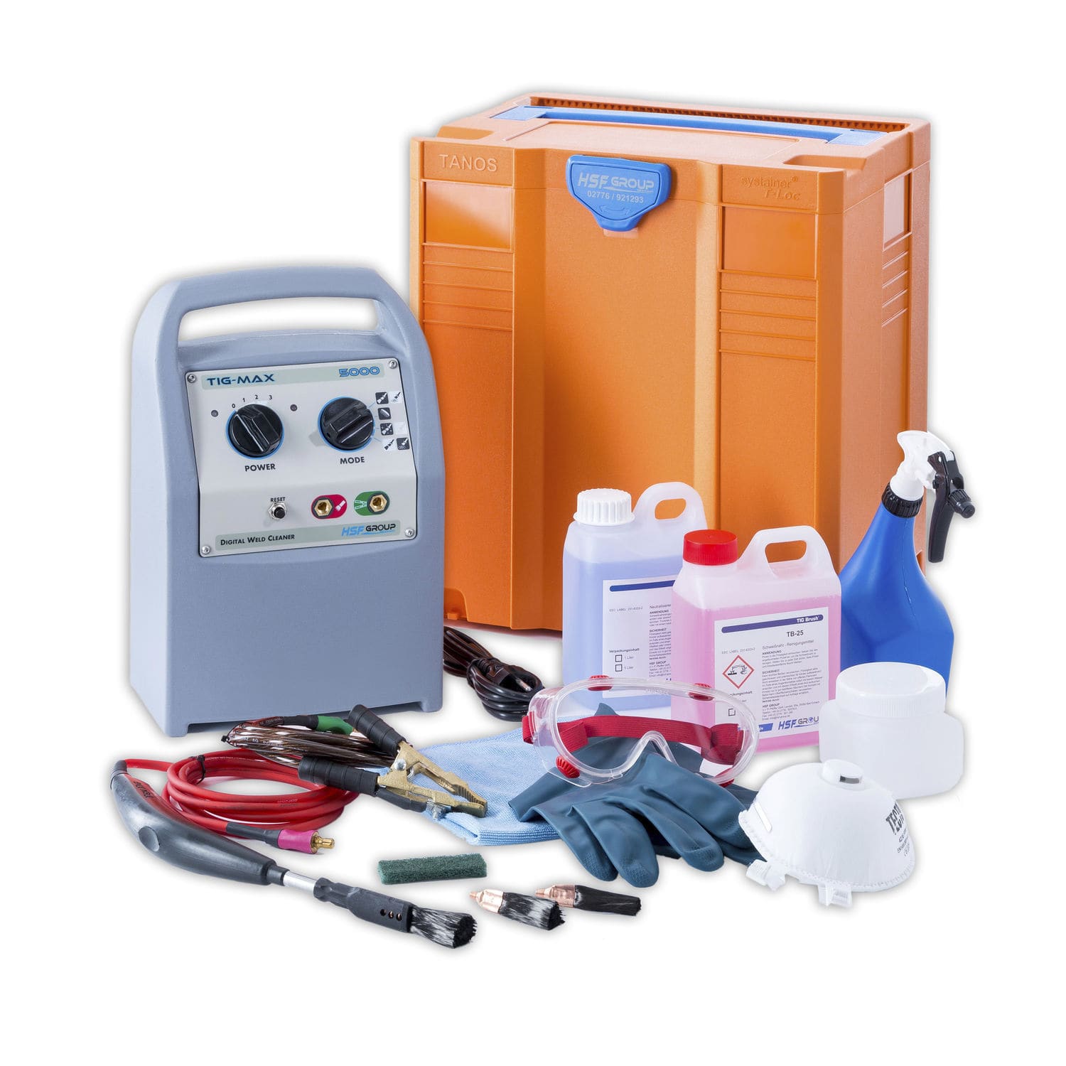 Stainless steel weld cleaning machine - TIG-MAX® 5000 - HSF ...
