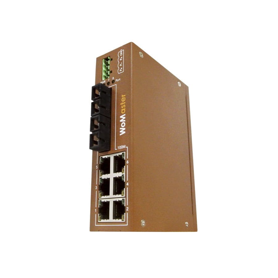 Unmanaged ethernet switch - DS108 series - WoMaster - 8 ports / fiber ...