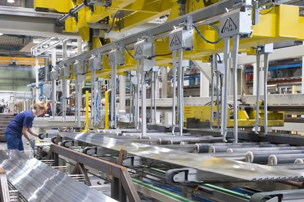 Aluminum plate stacker - EMMEBI SRL - for iron bars / for aluminum ...