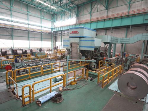 Cold rolling mill - Type D - MINO SPA - for carbon steel / six-high