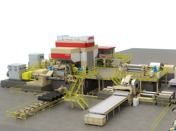 Cold rolling mill - MINO SPA - for aluminum / steel / six-high