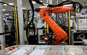 Robotic assembly line - HANWHA MACHINERY - for control / short-cycle