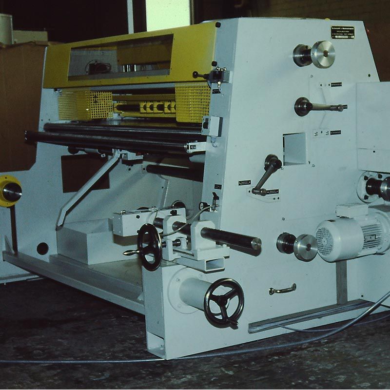 Automatic unwinding-rewinding machine - Schmidt & Heinzmann GmbH & Co KG