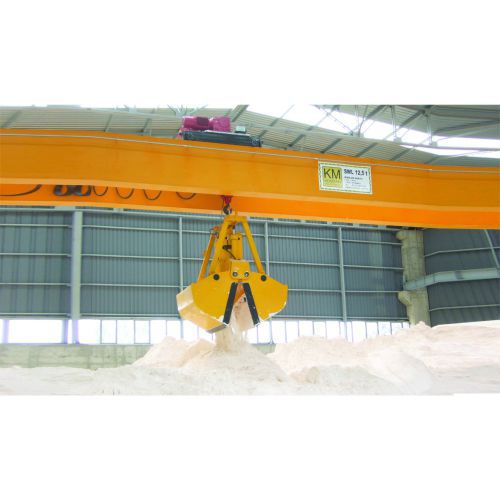 Scrap load lifting grab - KM KUMSAN CRANE SYSTEMS - for concrete