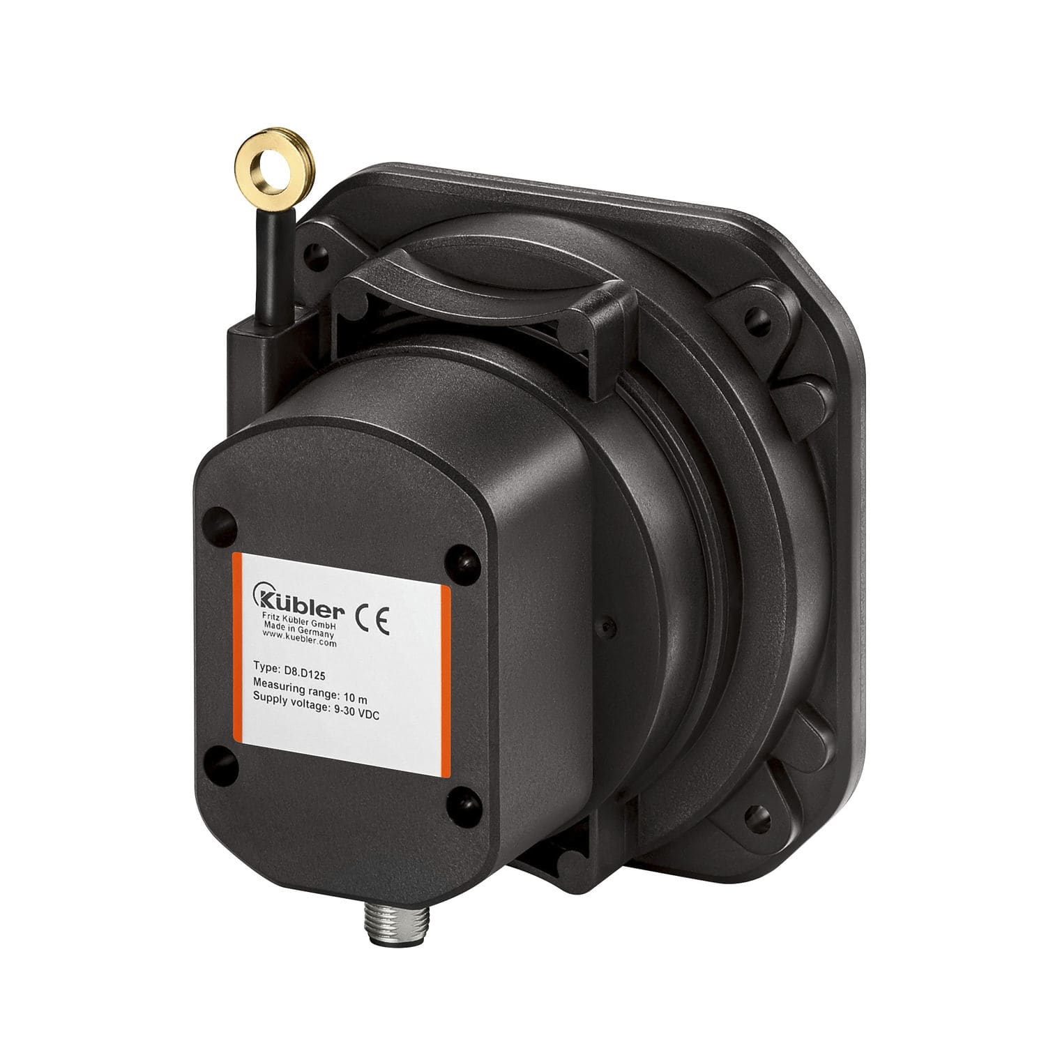 Magnetic draw-wire encoder - D125 - KÜBLER GmbH - analog / CANopen / IP67