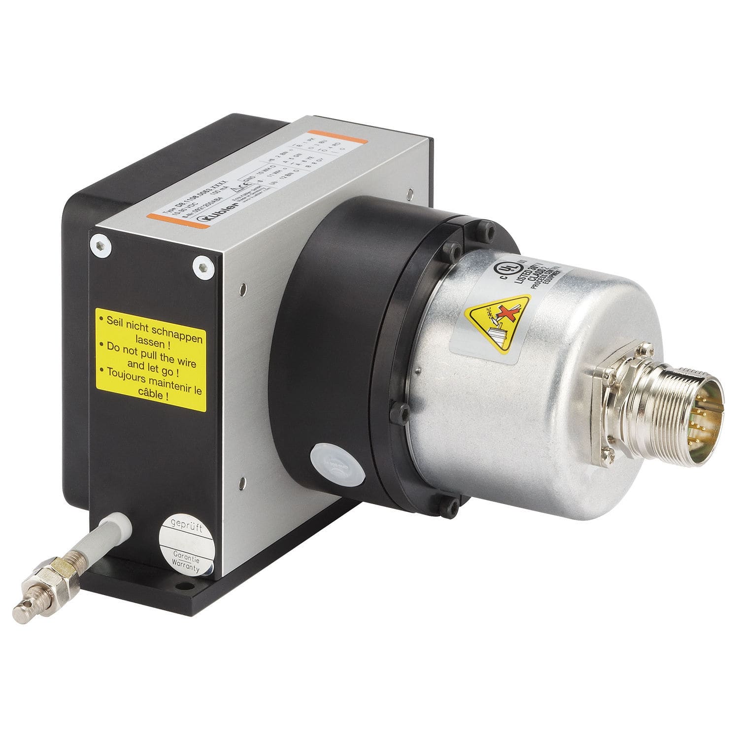 Absolute draw-wire encoder - C105 - KÜBLER GmbH - optical / multi-turn ...