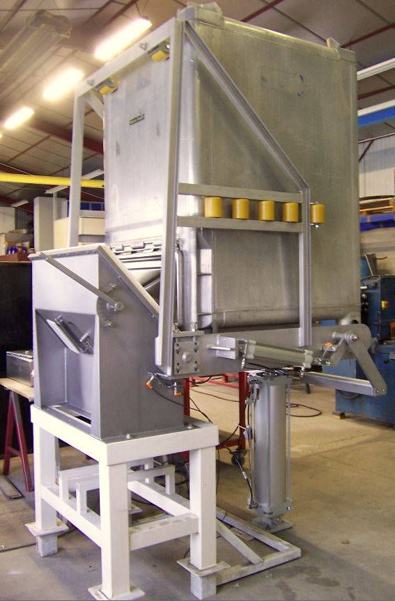 Pneumatic tipping station - CMS Conteneurs Manutention Stockage - for ...