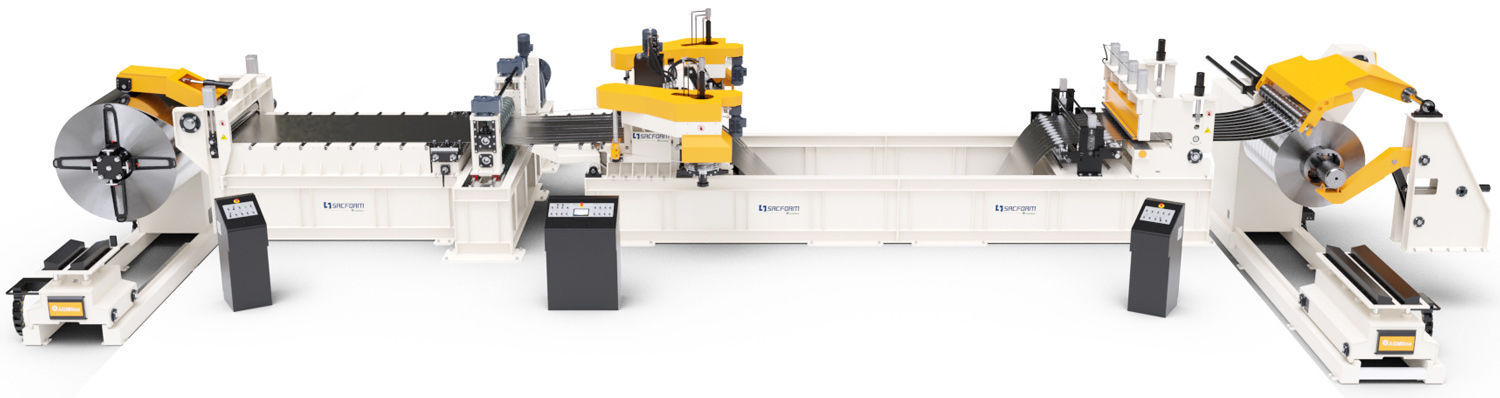 Guillotine cut-to-length cutting line - CLSLT1600 - SACFORM / AGMline ...