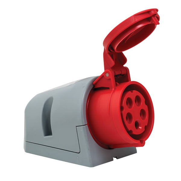 Wall-mounted electrical socket - 406607V - Mete Enerji - IP44 / 5-pole ...