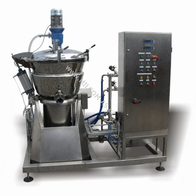 Vacuum industrial cooker - FB 02 - MILCOM a. s. - for cheese / pasta ...