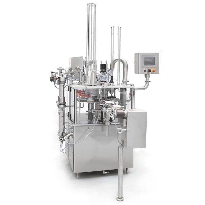 Automatic filling and sealing machine - PRIMA - Primodan A/S - cup ...