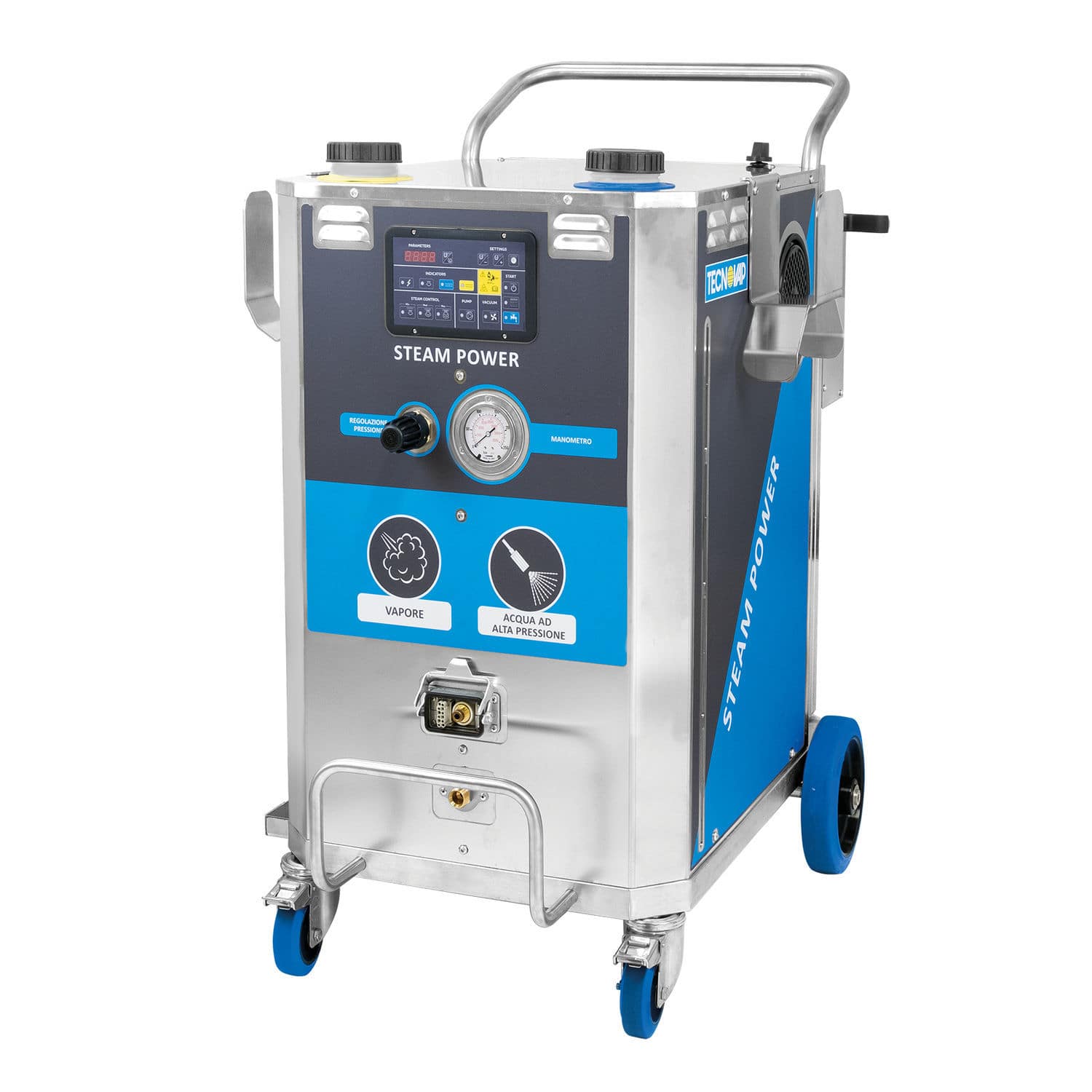 Three-phase steam cleaner - STEAM POWER - Tecnovap - with tank ...