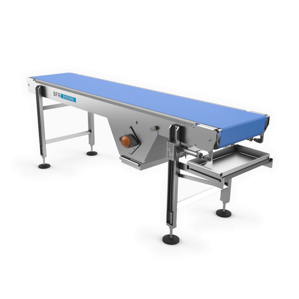 Belt conveyor - BFR Systems - straight / chain drive / with magnetic drive