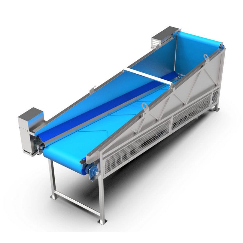 Belt conveyor - Evenflow - Constructie Bruynooghe N.V. - hydraulic ...