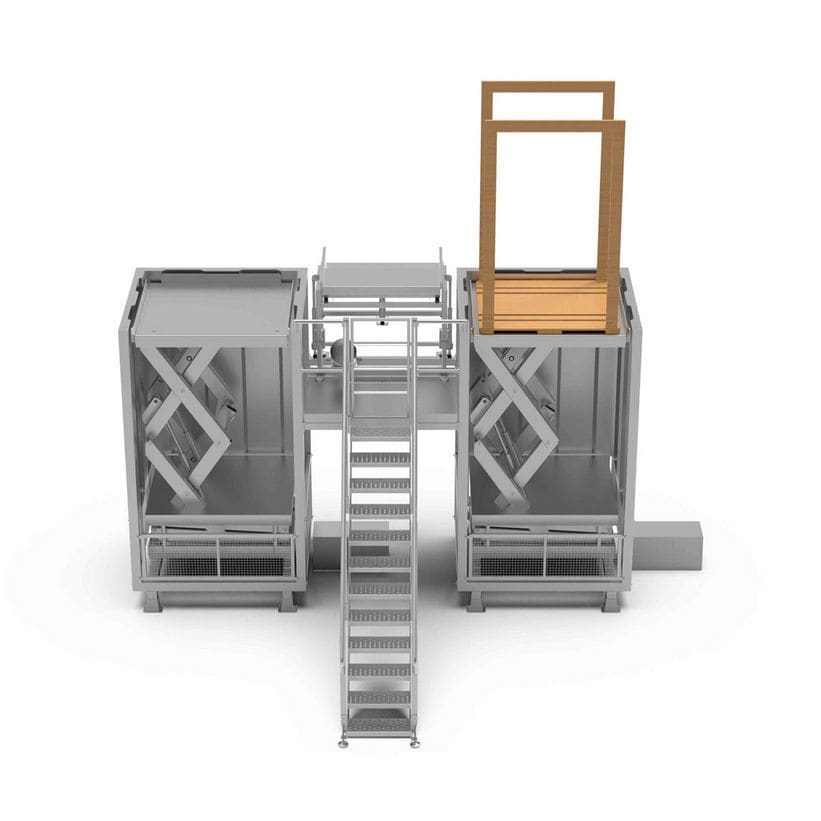 Vertical unpacking machine - Constructie Bruynooghe N.V. - manual / bag ...