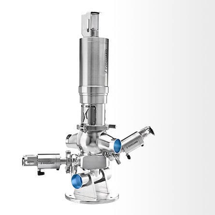Aseptic valve - MA - Evoguard GmbH - plug / pneumatic / mix-proof