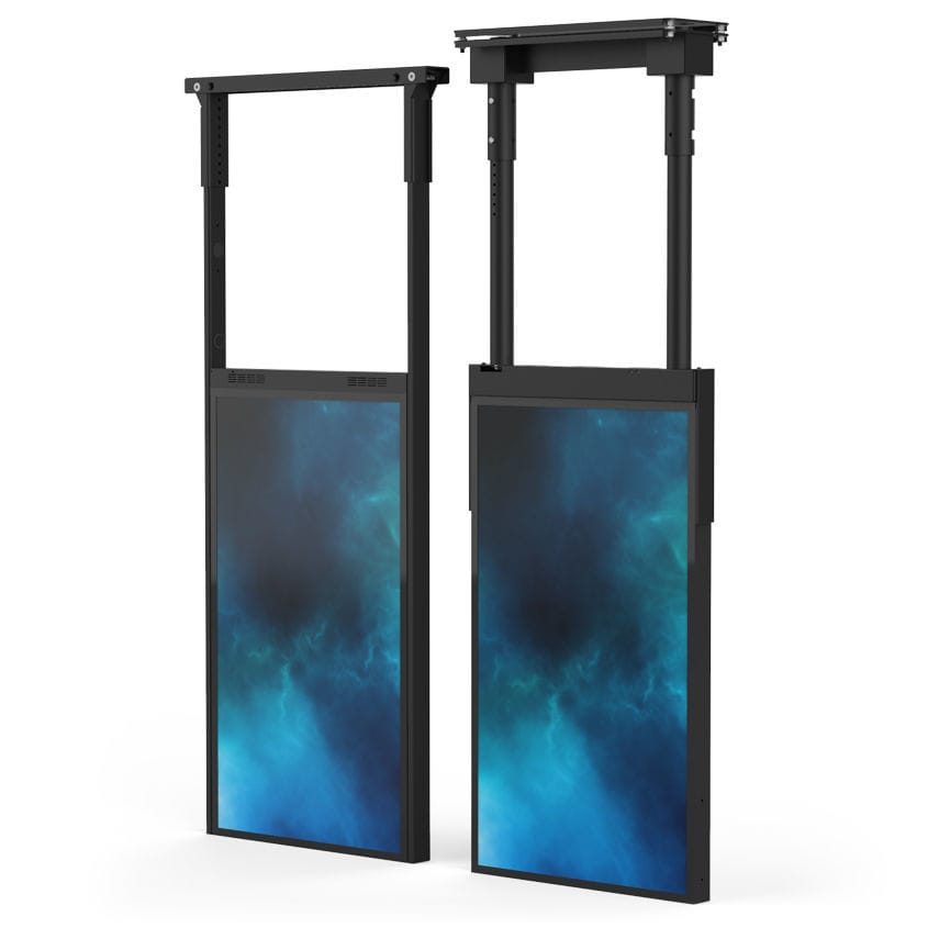 Adjustable-height monitor mount - OMN - Fabcon - robust