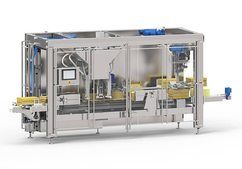Cheese unwrapping machine - DBM - LTH Dresden Niederlassung der ALPMA GmbH