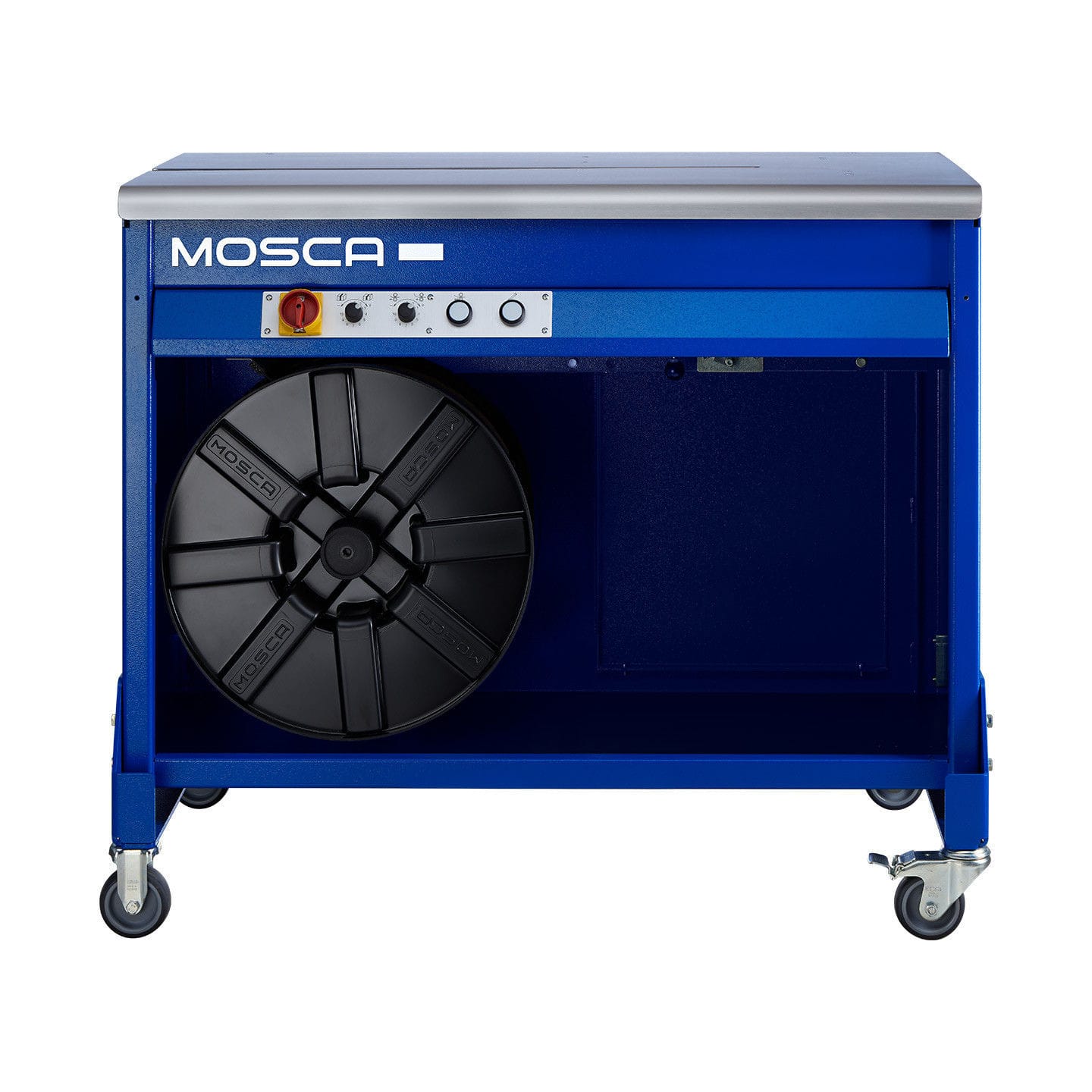 Semi-automatic strapping machine - MO-M-8 - Mosca GmbH - for logistics ...