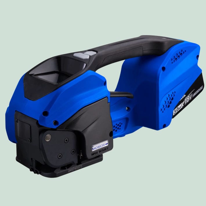 Manual strapping tool - HUG - Mosca GmbH - battery-powered / for PP-PET ...