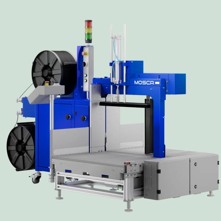 Fully-automatic strapping machine - MS-6 - Mosca GmbH - conveying