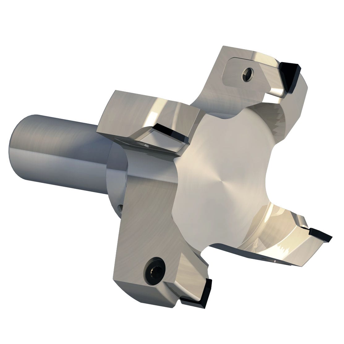 Insert milling cutter - FPS300500 series - Microtech - solid / PCD ...